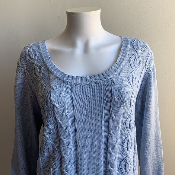 A&E | Sweaters | Soft Blue Knit Sweater | Poshmark